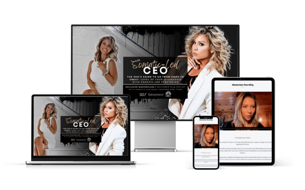 Masterclasses - Elevate with Keri